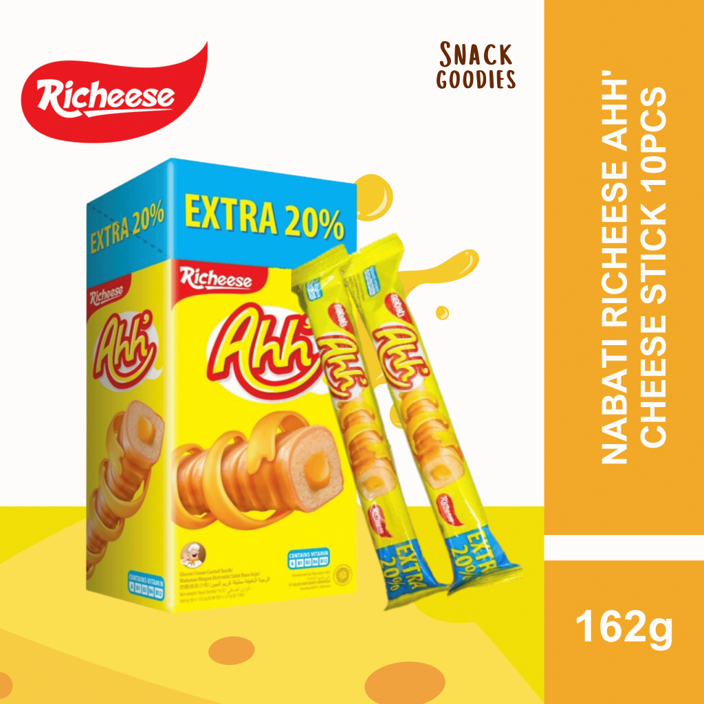 [Halal Food] Nabati AHH Cheese Cream Coated Stick(162g x 10’s) | Shopee ...