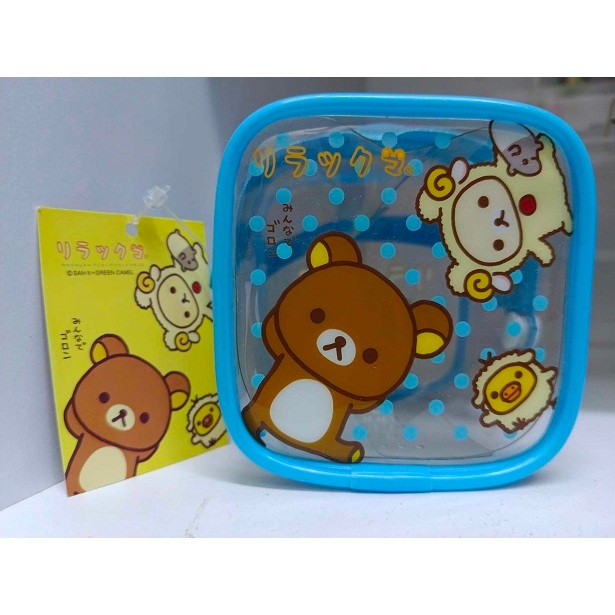 Original San X Rilakkuma Vinyl Pouch Transparent Mini Bag | Shopee Malaysia