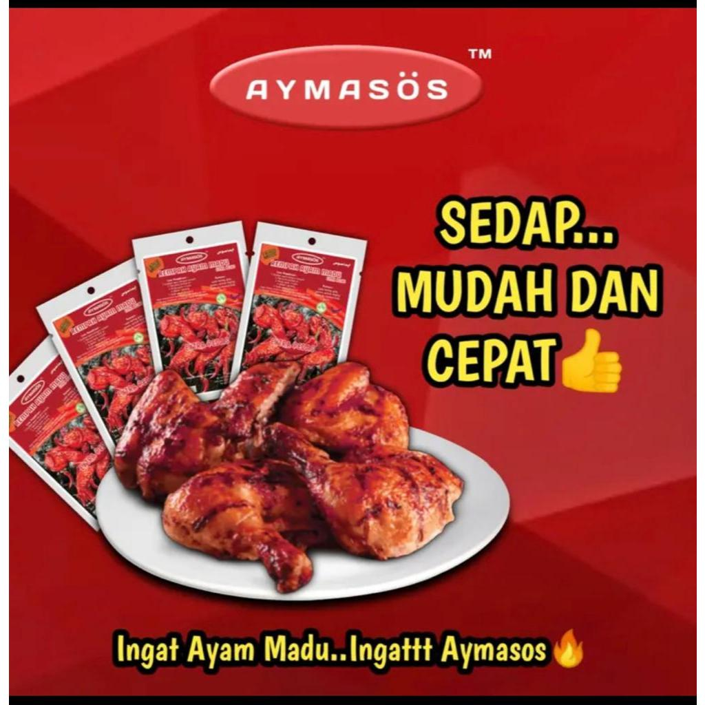 PERAPAN AYAM MADU AYMASOS VIRAL DAN SOS PENCICAH SEDAP LAZAT BBQ, AYAM ...
