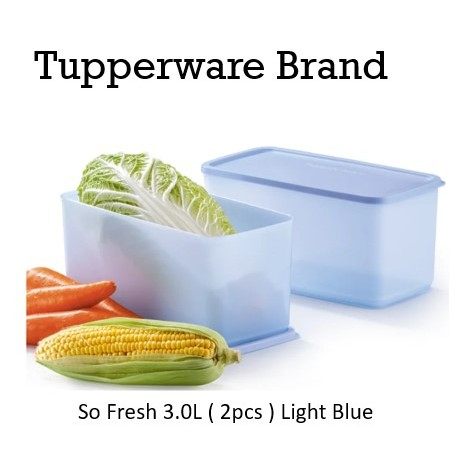 Tupperware So Fresh (2pcs) 1.4L OR Double So Fresh Rectangular 3.1L ...