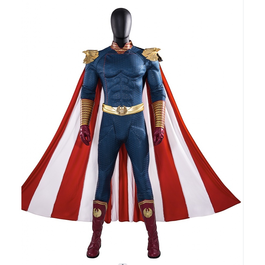 The boys homelander cosplay suit with muscle padding | Shopee Malaysia