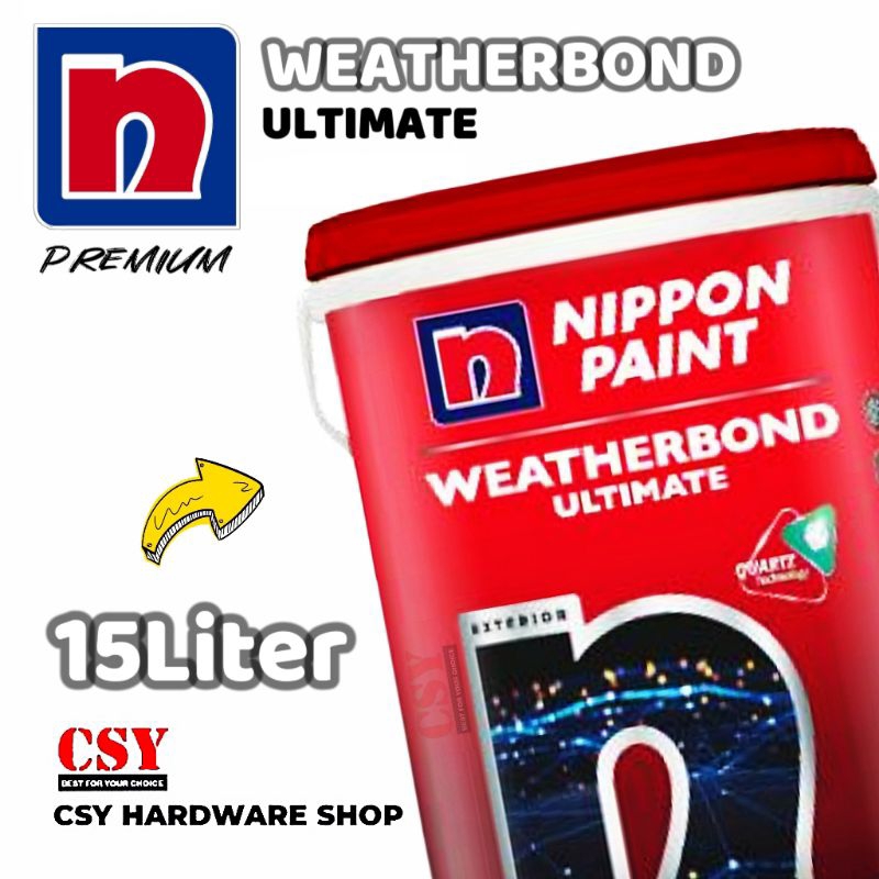 NIPPON PAINT Weatherbond Ultimate 15LITER | Shopee Malaysia