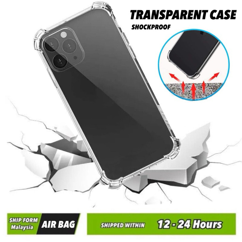 SAMSUNG A06 /A05 /A05S /A04 /A04S /A03 /A03S /A02 /A02S AIR BAG TRANSPARENT SHOCKPROOF CASE ...