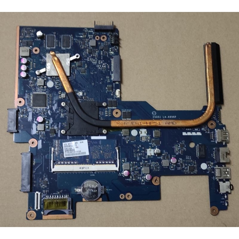 hp 15-r201ne 15-g201AX motherboard AMD A6-6410 APU Radeon R5, ZS051 LA ...