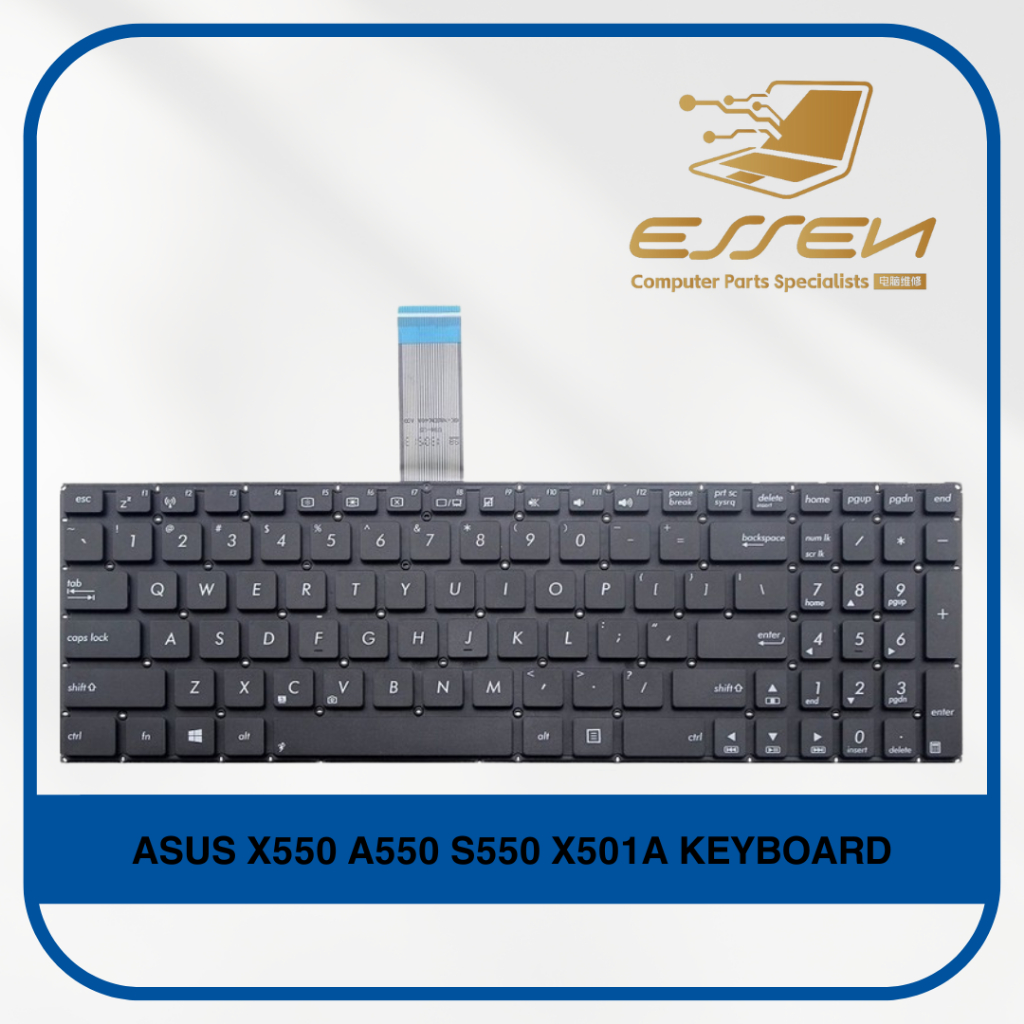 Replacement Keyboard For ASUS X550 A550 S550 X501A KEYBOARD | Shopee ...