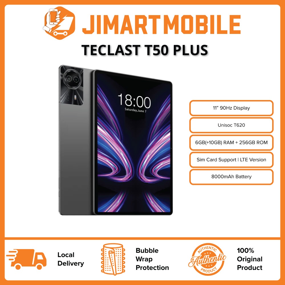 Teclast T50 Plus Tablet 6GB+256GB 11" Android14 1920x1200 UNISOC T620 ...