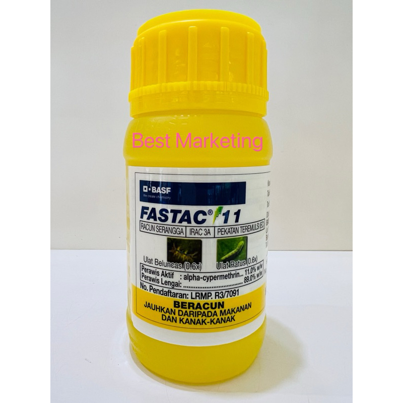 250ML FASTAC 11 BASF / Pestac / Pianggang /Kesing/ Ulat Beluncas ...