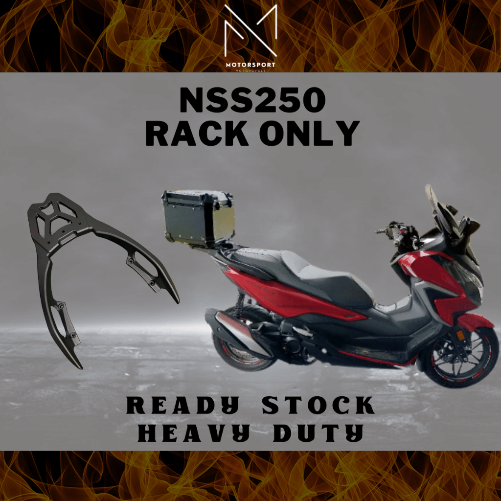 Honda NSS250 Rear Rack Universal Rack TopBox Rack Motorsikal Bracket ...