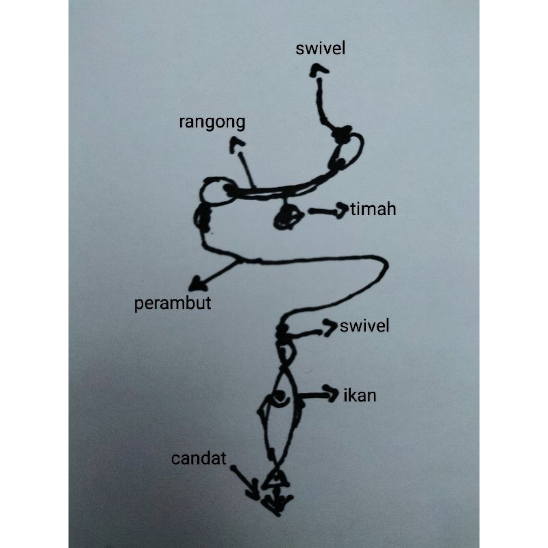 PERAMBUT CANDAT SOTONG(candat umpan ikan) | Shopee Malaysia