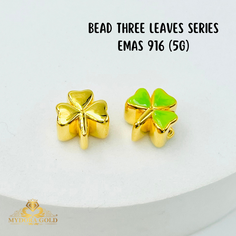 MYDORA Bead Three Leaves Series (5G) l EMAS 916/22K | Shopee Malaysia