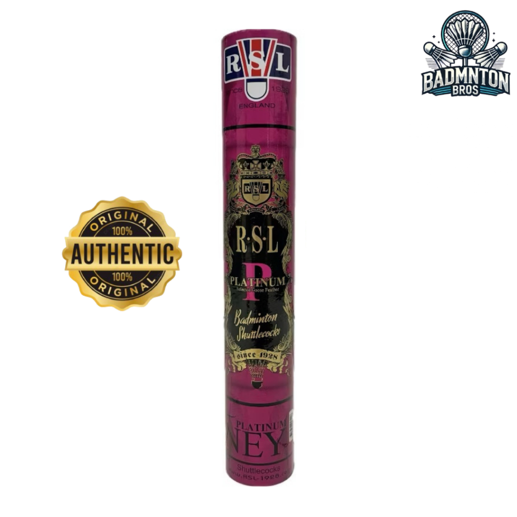 RSL Platinum Badminton Shuttlecock Pink Speed 77 Bulu Tangkis Durable ...