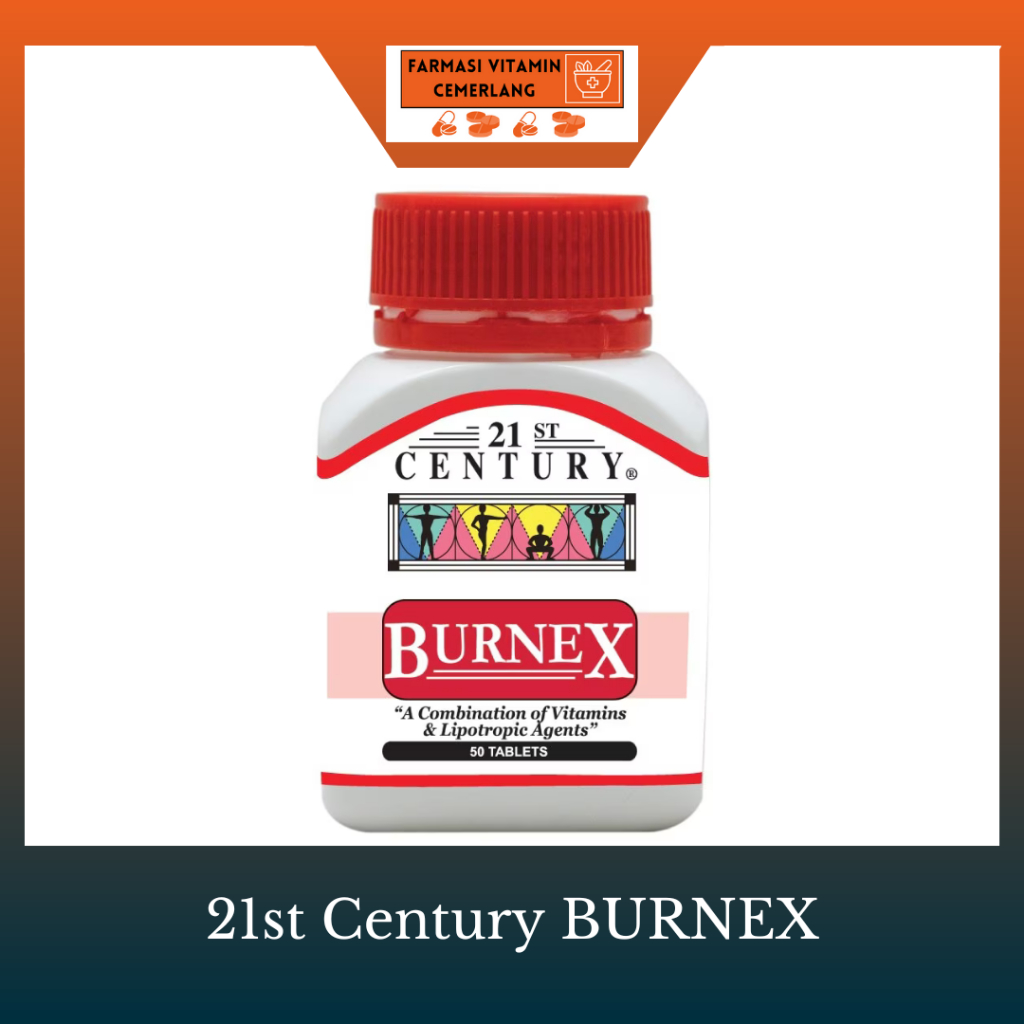 21st Century BURNEX | 50 Tablets | Exp 12/12/2026 | Shopee Malaysia