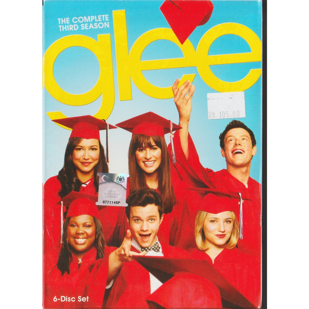 DVD GLEE THE COMPLETE THIRD SEASON ( ORIGINAL DVD ) | Shopee Malaysia