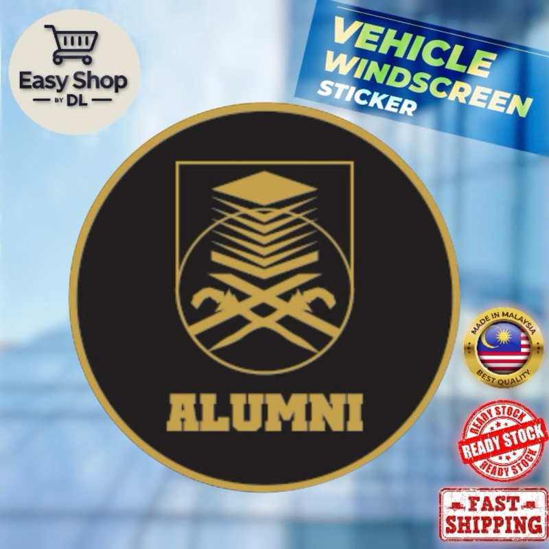 Windshield Sticker Car Sticker Uitm Alumni Car Tampal Dalam Cermin ...