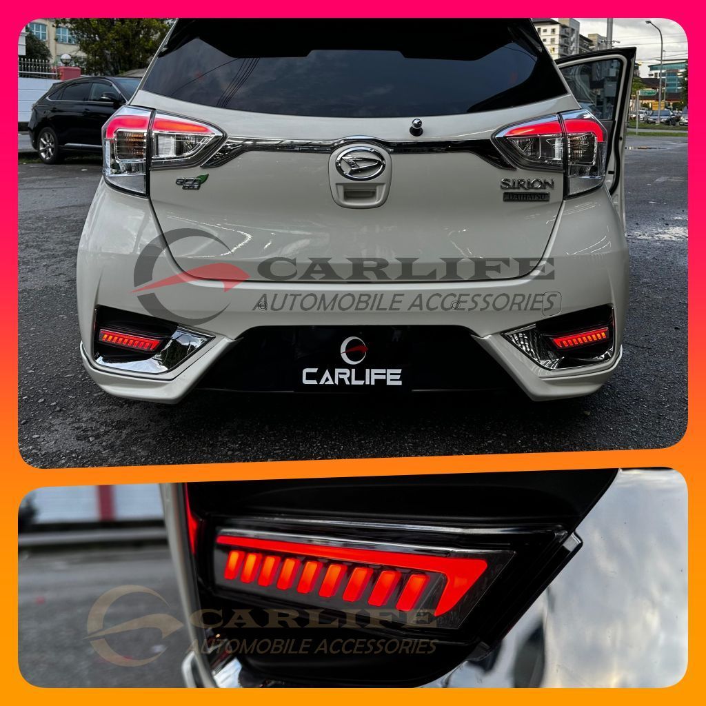 Perodua Myvi Gen3 Dragon Scale LED Rear Bumper Light | Shopee Malaysia