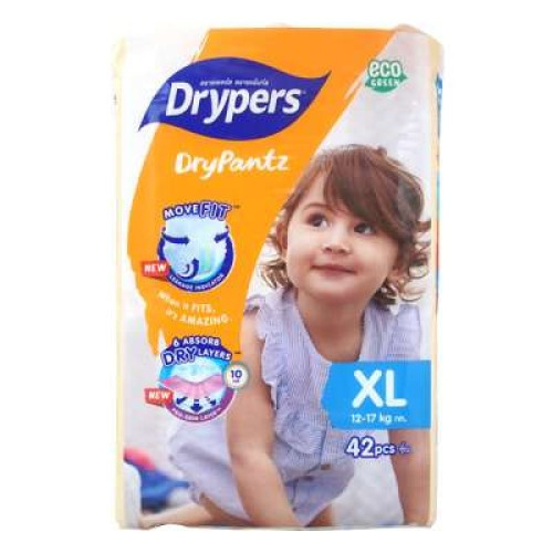 Drypers Drypantz XL 42pcs | Shopee Malaysia