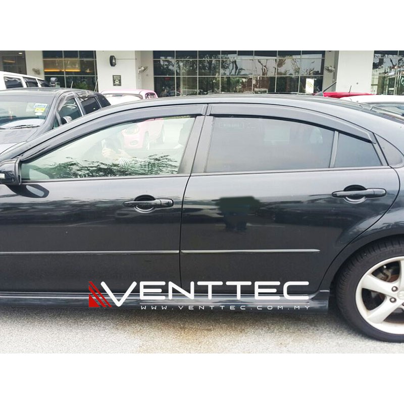 Mazda 6 Hatchback 2002 2003 2004 2005 2006 2007 2008 High Quality Venttec Door Visor (made in ...