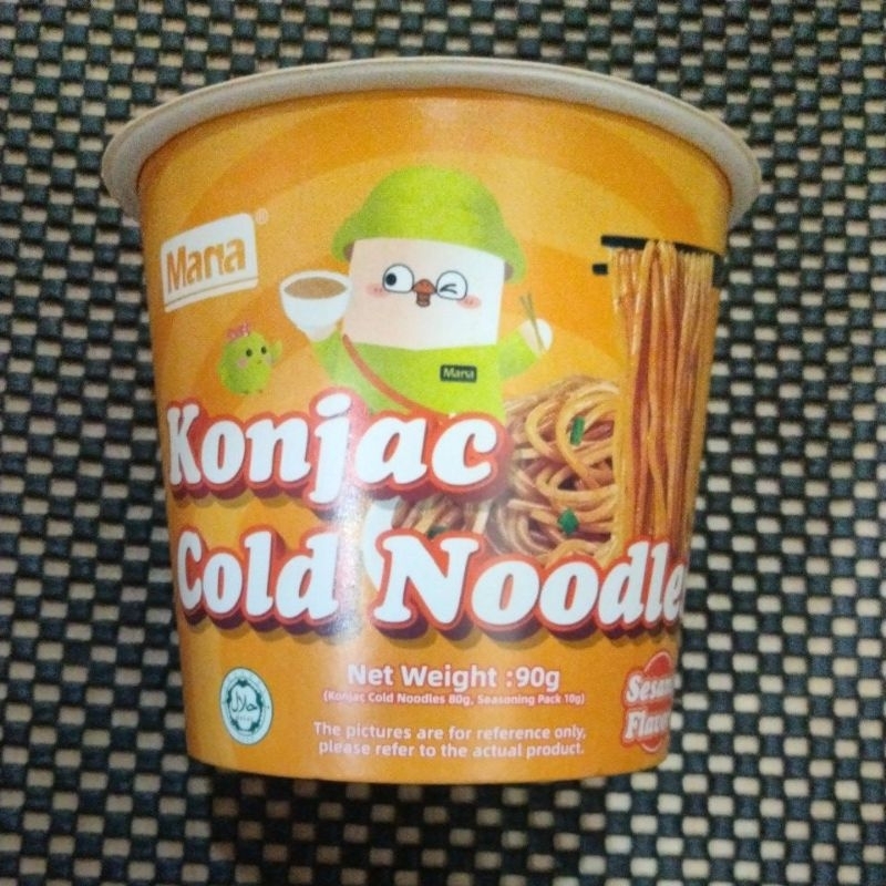 MANA KONJAC Cold Noodles Sesame Flavor 90g (Exp: 19/05/2025) | Shopee ...