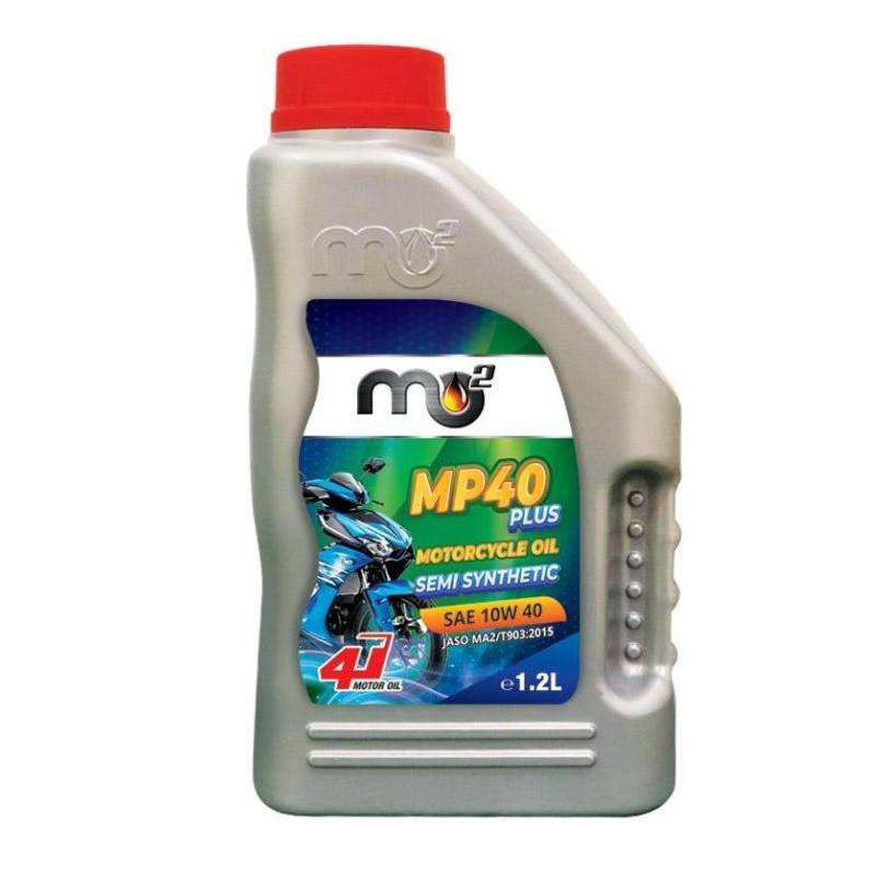 MO2 MP 40 PLUS 4T SAE 10W40 SEMI SYNTHETIC MOTORCYCLE ENGINE OIL 1.2L ...