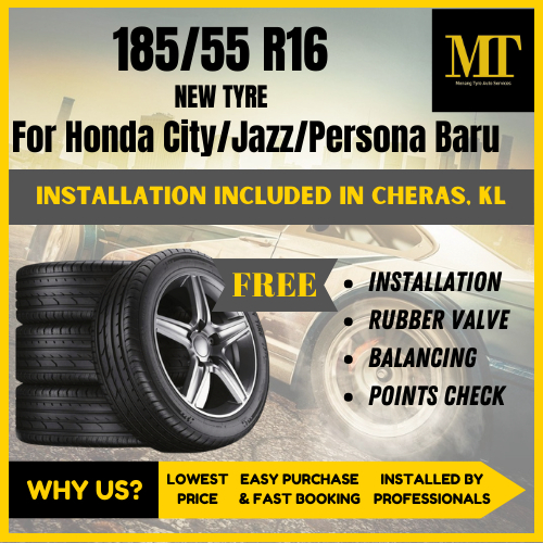 MT 185/55 R16 [Free Installation Provided] Michelin Tayar Minerva 2024 ...