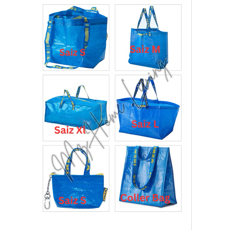 IKEA BLUE BAG REUSABLE( BEG BIRU IKEA) | Shopee Malaysia