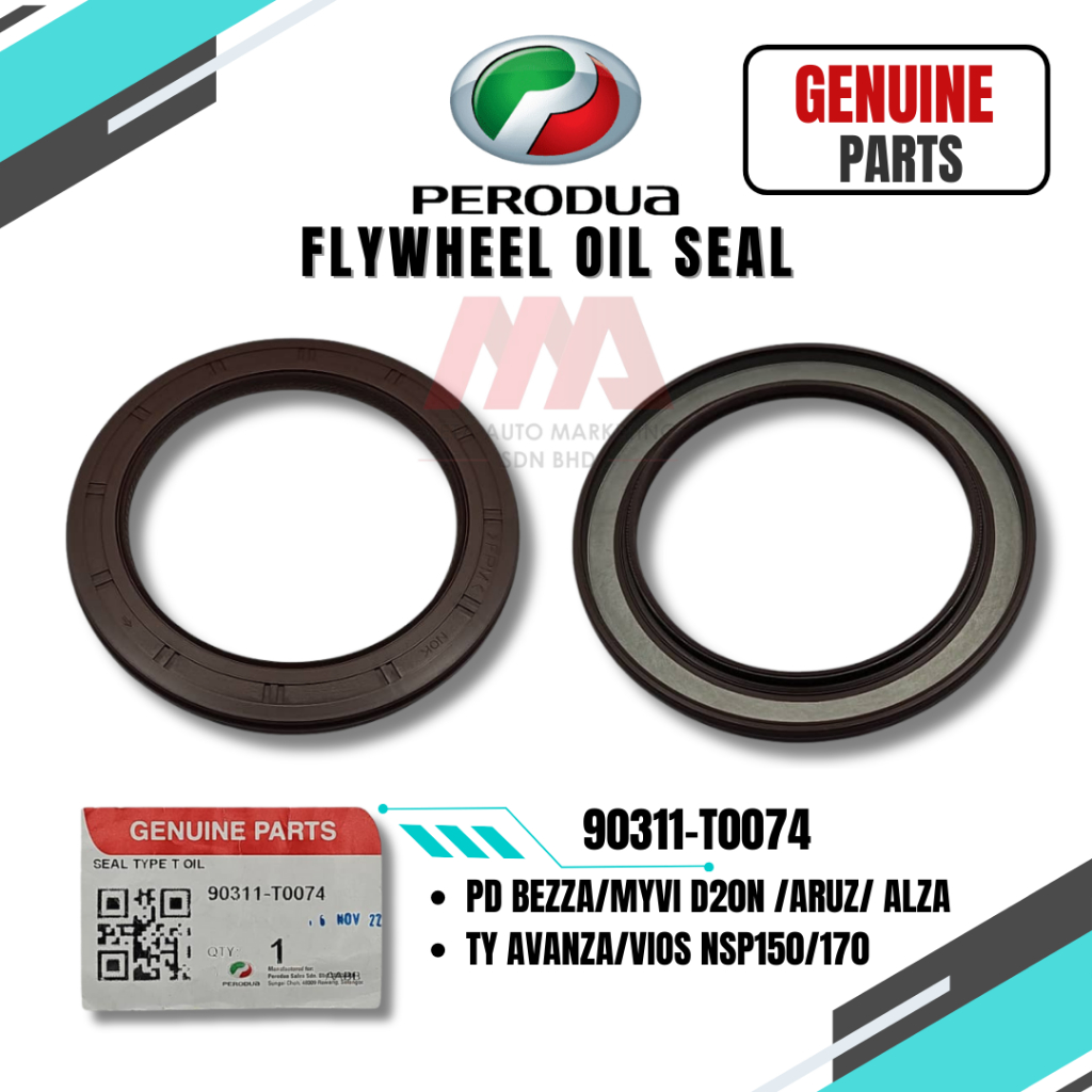 FLYWHEEL OIL SEAL PERODUA BEZZA/MYVI D20N/ALZA /TOYOTA AVANZA/VIOS ...