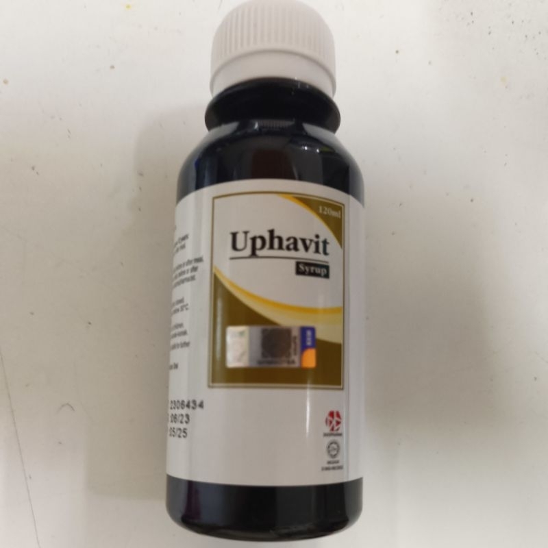 72 BTL UPHAVIT MULTIVITAMIN SYRUP 120ML E:5/25 uphavit 120ml 1 CARTON ...