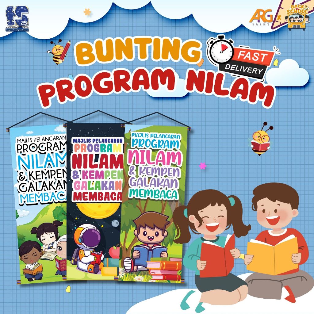 Bunting Program Nilam Dan Sayangi Buku Teks Set Keceriaan PSS Sekolah ...