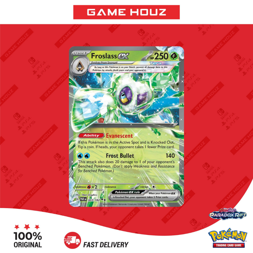 (PTCG) Froslass ex (003/182) [SV04-Scarlet & Violet Paradox Rift] | Shopee Malaysia