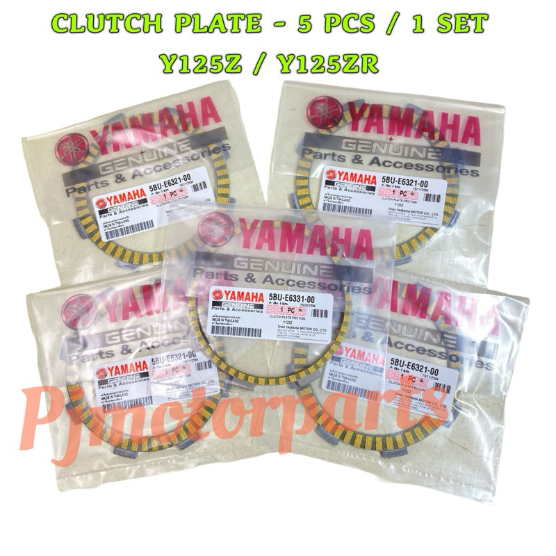 Y125Z Y125ZR 125Z 125ZR EX5 DREAM WAVE100 ( 5 PCS / 1 SET ) CLUTCH ...