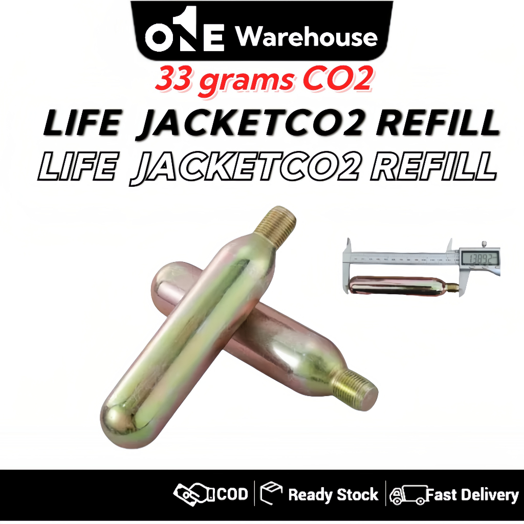 Inflatable life jacket, lifebuoy, special replacement compressed carbon ...