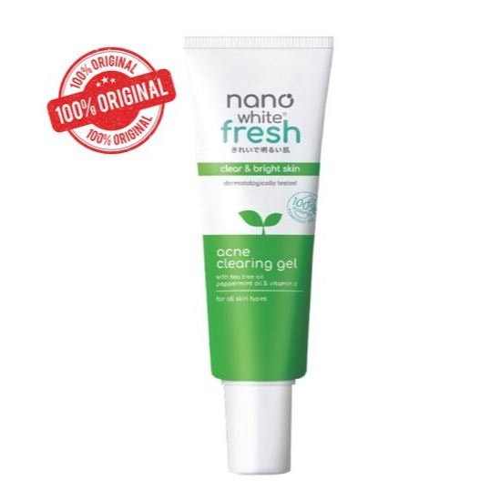 NANO WHITE Fresh Acne Clearing Gel 30ml | Shopee Malaysia