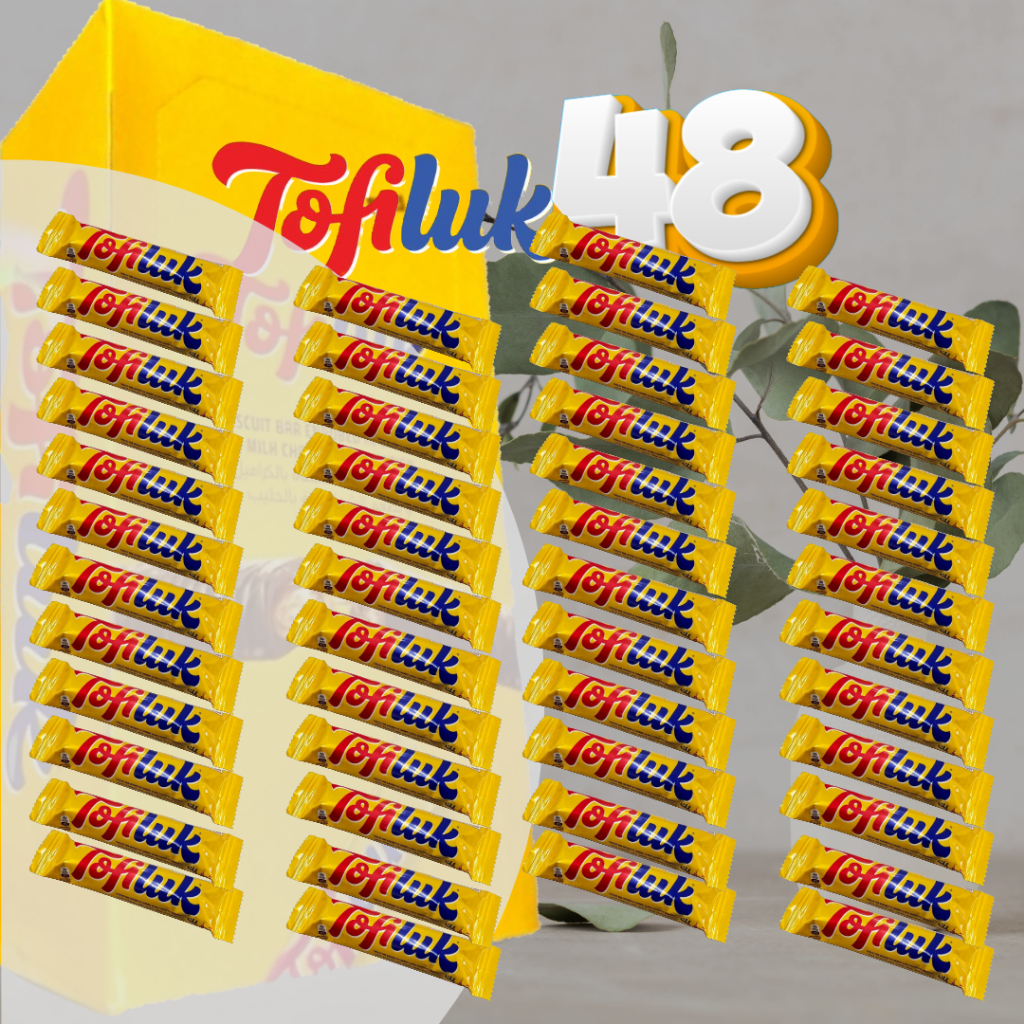 Tofiluk Caramel Crunch Chocolate Waffle Bar (10 gram) [48 pcs / 20 pcs ...