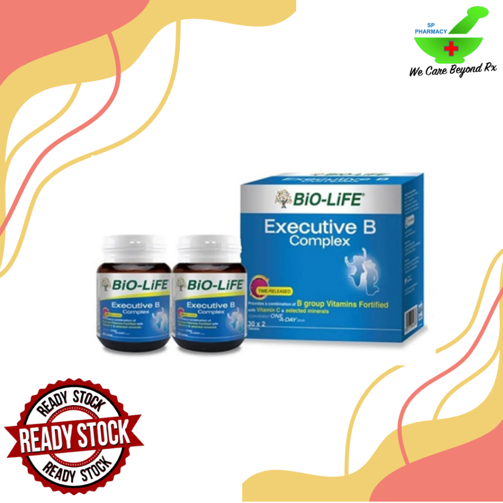 BiO-LiFE EXECUTIVE B COMPLEX 30X2 (EXP MAY 2026) | Shopee Malaysia