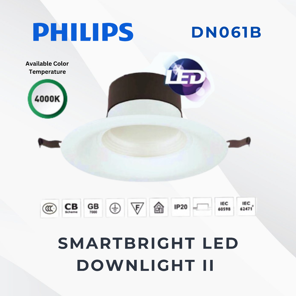 Philips DN061B Smartbright LED Downlight II 800LM | Shopee Malaysia