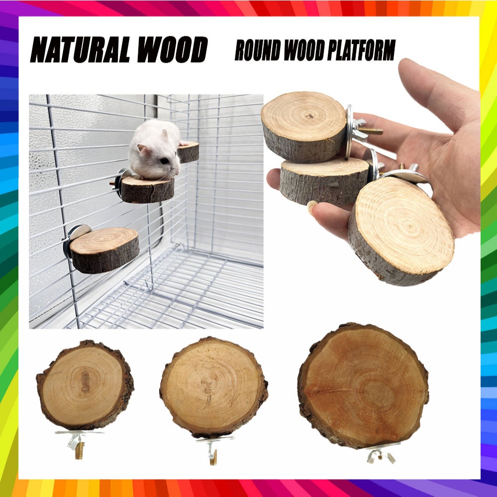 Bird Platform / Small Animal Standing Platform / Wood Platform | Shopee ...