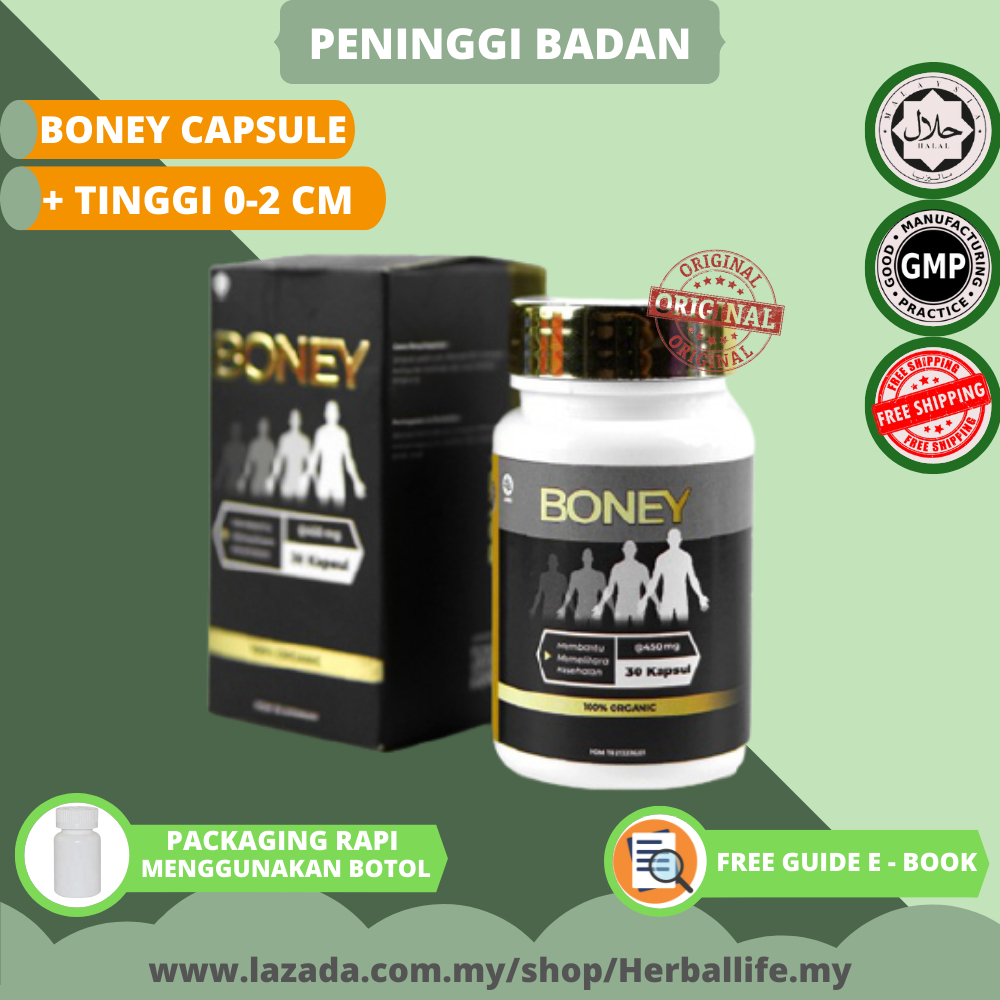 BONEY CAPSULE Ubat Tinggi Height Growth Supplement peninggi Badan ...