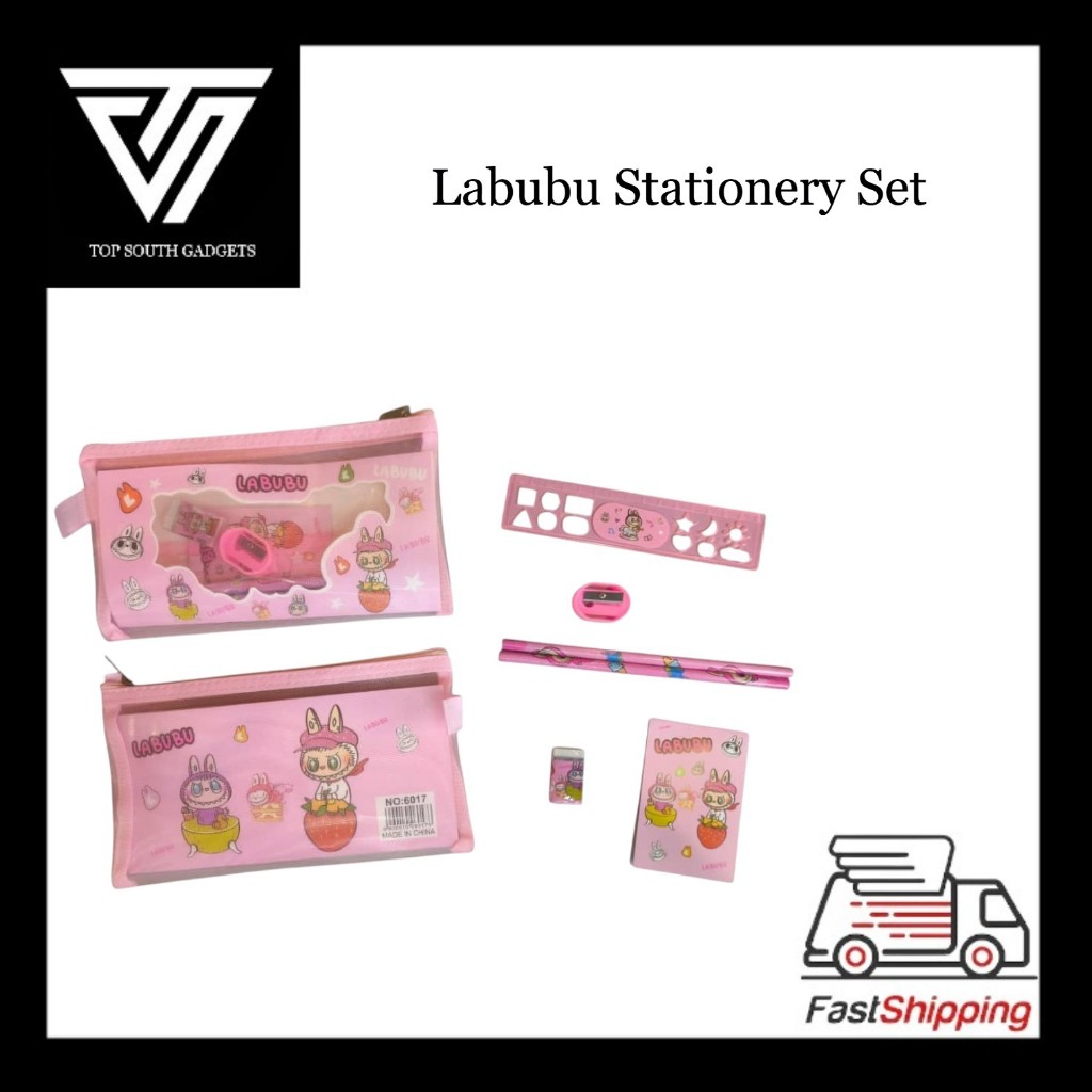 Labubu Stationery Set, Students Back to School Gift Study Stationery ...