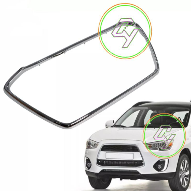 Mitsubishi ASX Facelift 2010 - 2020 Front Bumper Grille Moulding Chrome ...