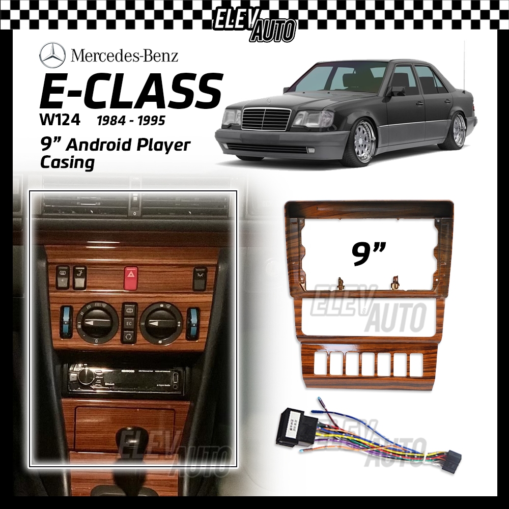 Mercedes Benz E-Class W124 1984 - 1995 Android Player Casing 9" with ...