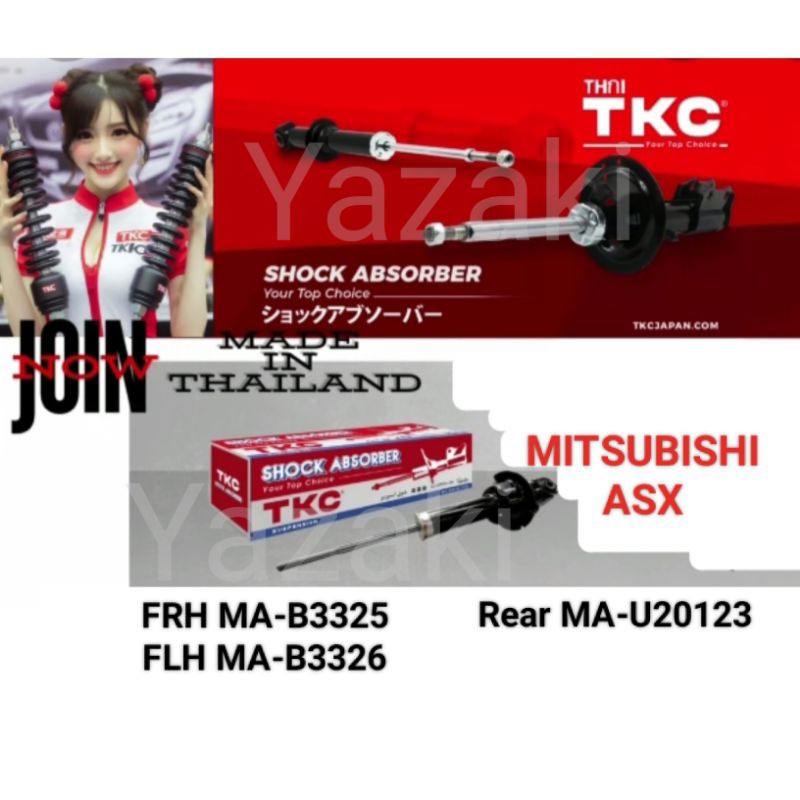 MITSUBISHI ASX TKC SHOCK ABSORBER (FRONT/REAR) GAS - Made in Thailand | Shopee Malaysia