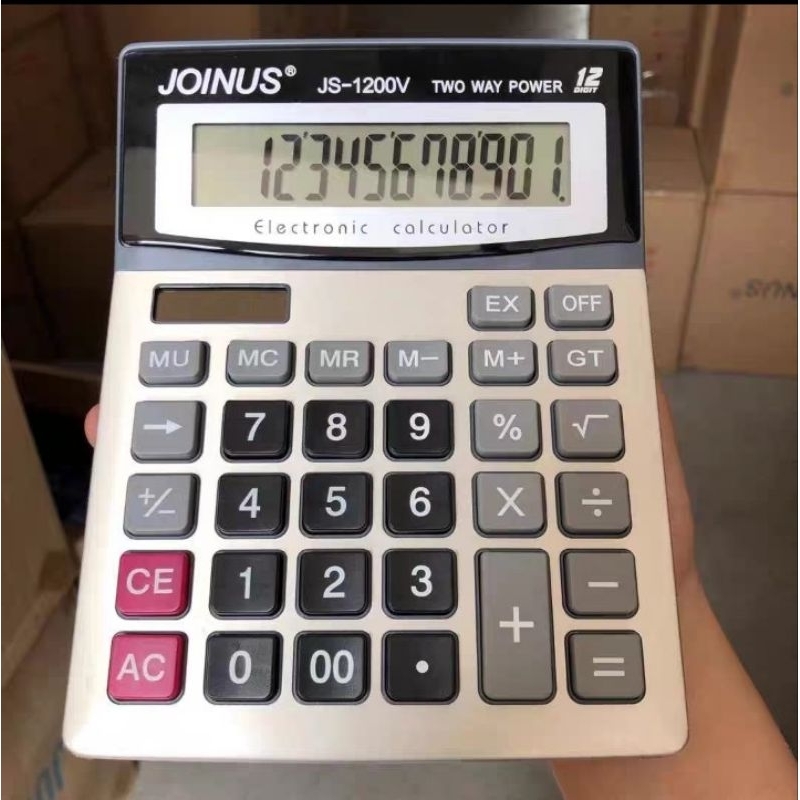 CALCULATOR JOINUS DINO ELECTRONIC JS-1200V 12 DIGITS ELECTRONIC ...