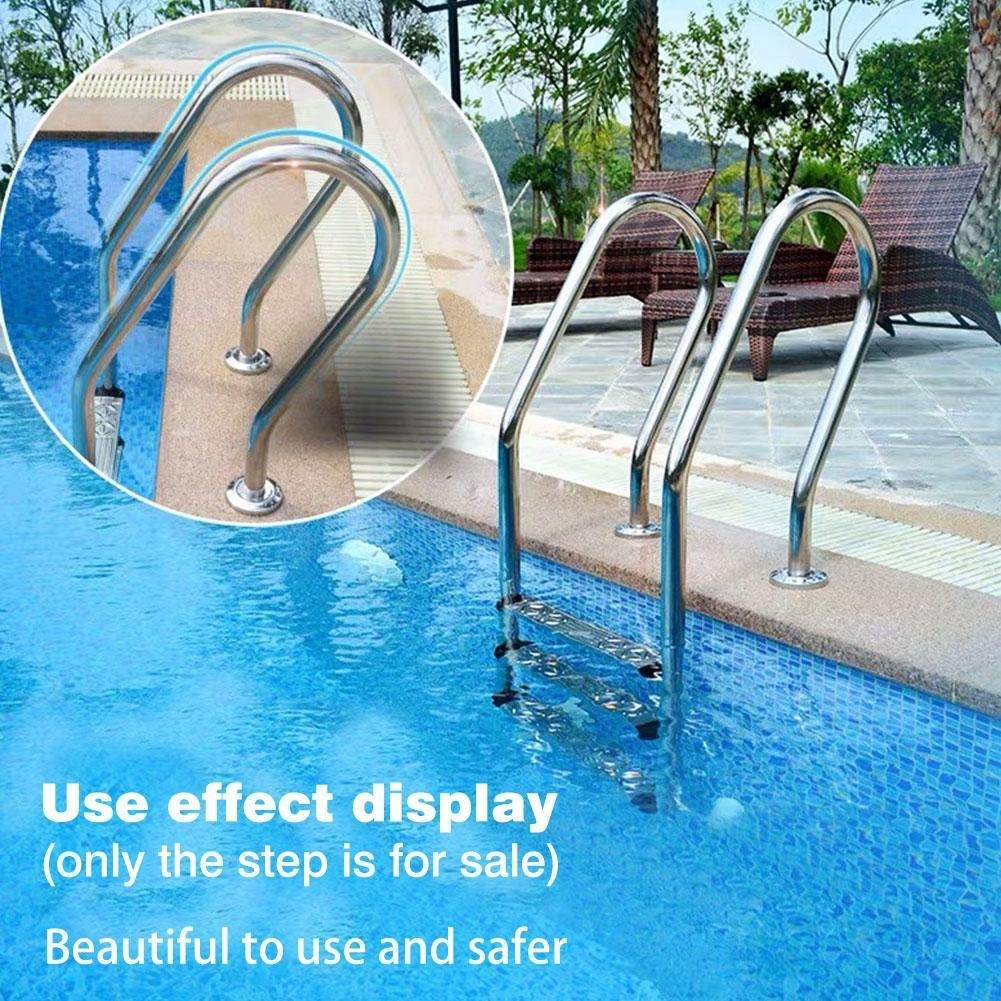 Swimming Pool Ladder 2/3/4-Steps Inground with Non-Slip Integrated ...