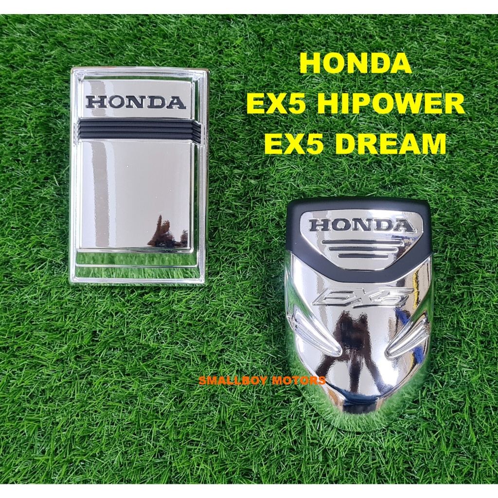 HONDA EX5 HIPOWER DREAM LOGO EMBLEM LAMBANG DEPAN FRONT PANEL HORN COVER SET HIGH POWER EX5DREAM ...