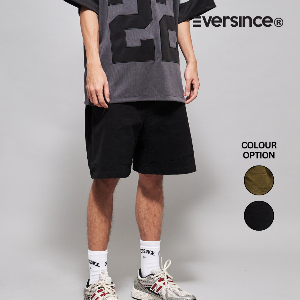 [NEW] Eversince Mad Utility Washed Cotton Drill Short Cargo Pants | Shopee Malaysia