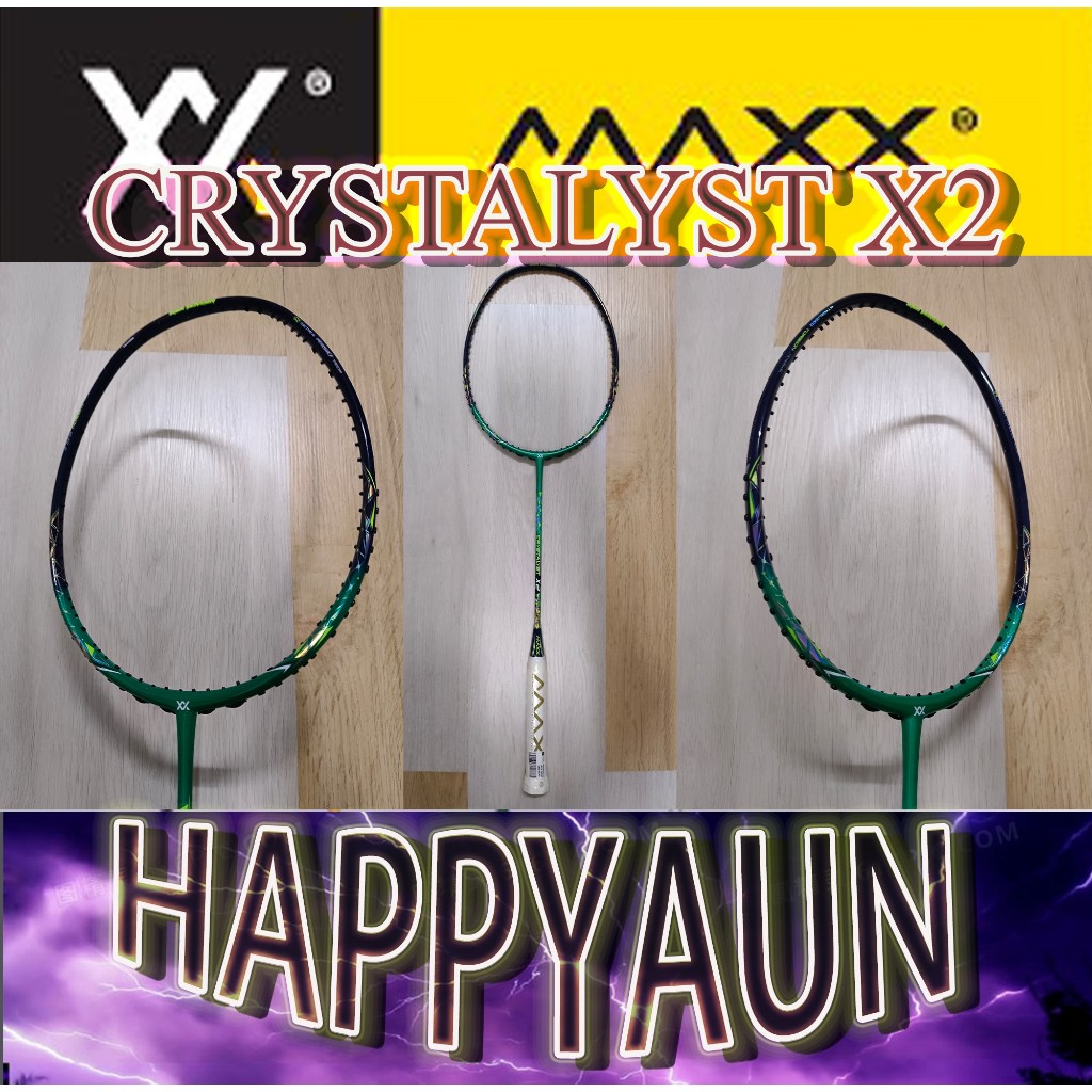MAXX CRYSTALYST X2 BADMINTON RACKET (100% ORIGINAL) | Shopee Malaysia