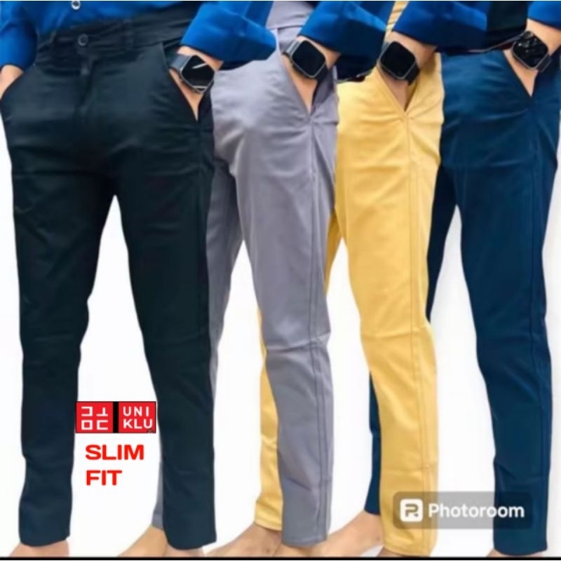 Original SLIM FIT Official Slack UNQ PANTS Unisex Strechable Fast ...