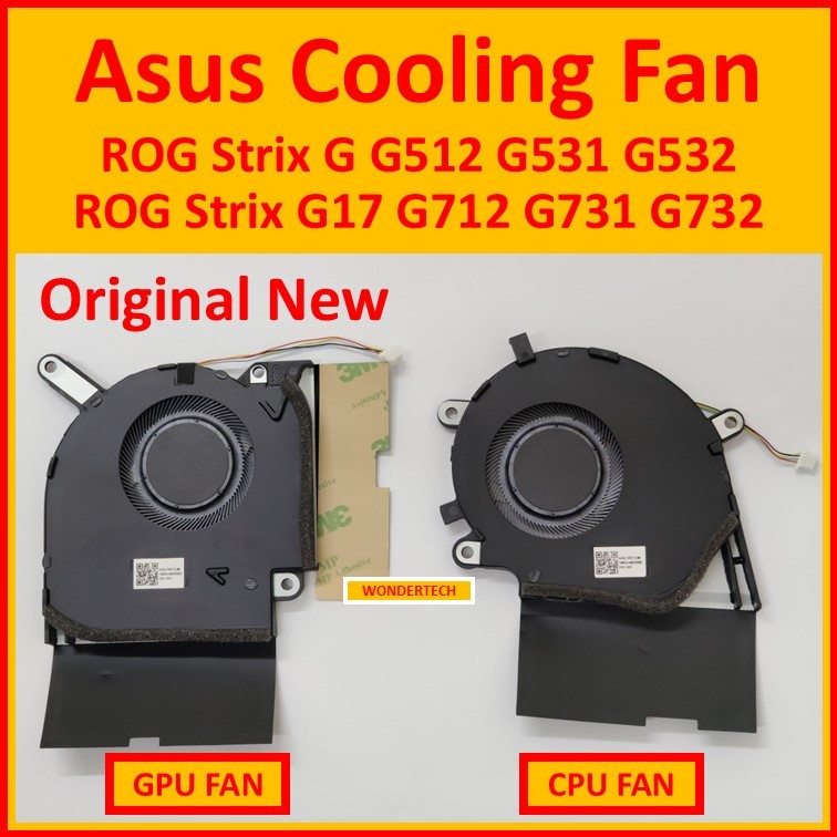 Asus ROG Strix G G512 G531 G532 G17 G712 G731 G732 CPU GPU Cooling Fan | Shopee Malaysia