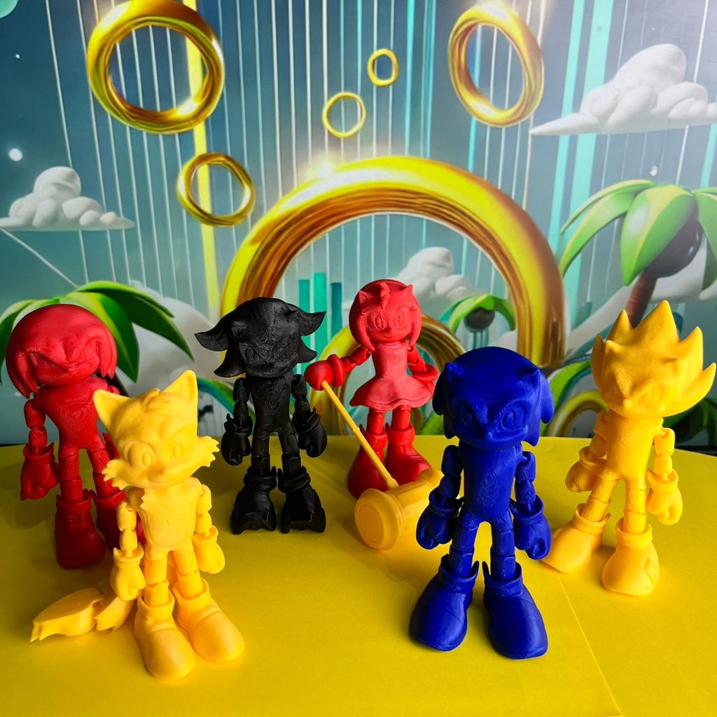 Sonic | flexi sonic | Super Sunic | Knuckles | Shadow | Amy Rose ...