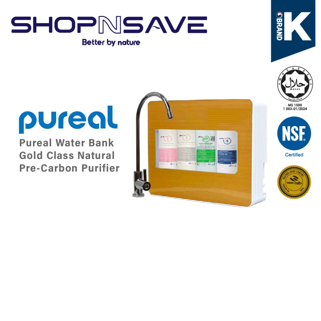 (JAKIM HALAL) Pureal Picogram Gold Class Water Bank with Nano Alkaline ...